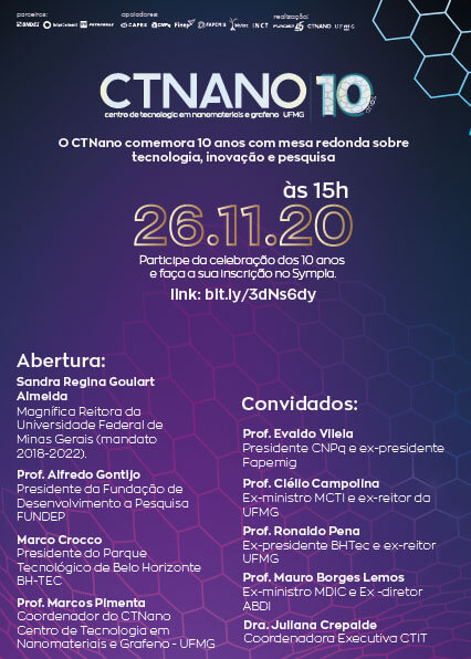 CTNano UFMG- Centro de Tecnologia em Nanomateriais e Grafeno | Construindo uma Ponte entre a ...